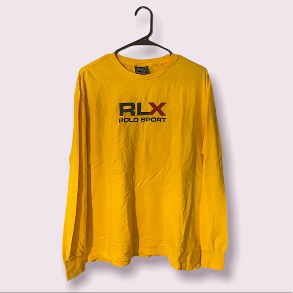 Shirts | Vintage Rlx Polo Sport Long Sleeve Tee Size Medium | Poshmark
